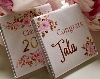 Personalized Custom Individually Wrapped Chocolates for - Etsy