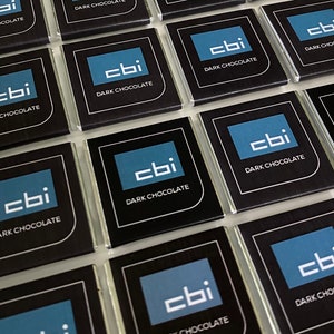 Custom Individually Wrapped Chocolates Business Logo Promotion - Etsy