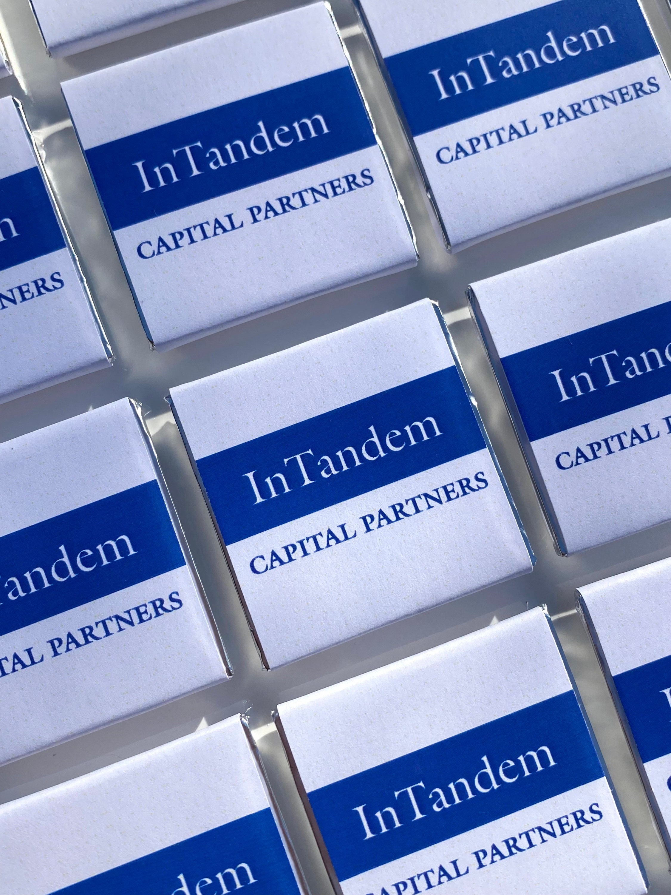 Custom Individually Wrapped Chocolates Business Logo Promotion Favors ...