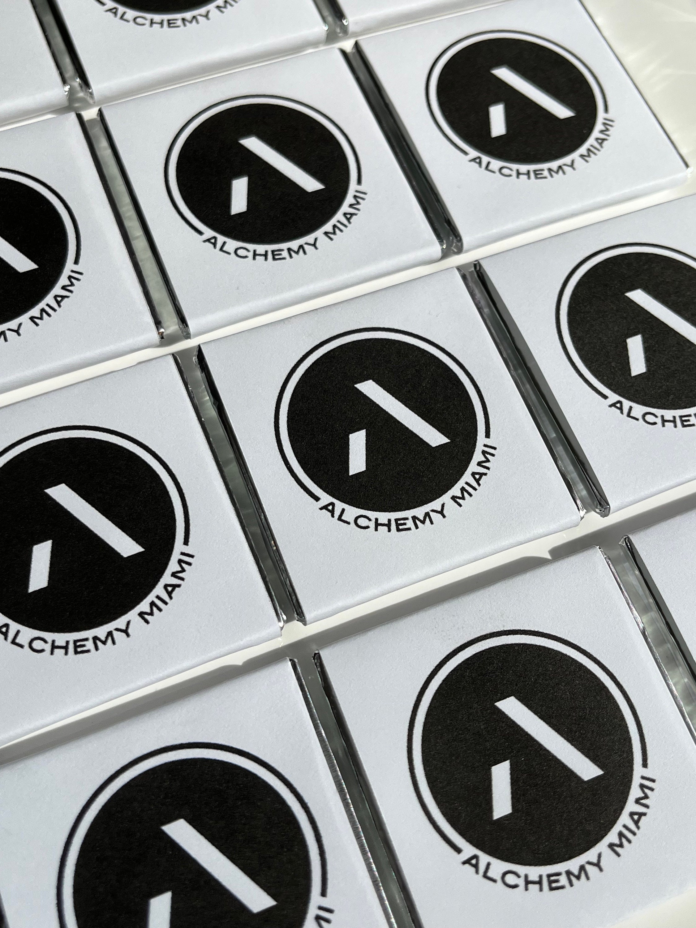 Custom Individually Wrapped Chocolates Business Logo Promotion Favors ...