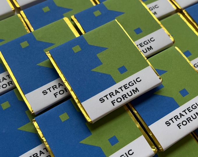 Custom Individually Wrapped Chocolates Business Logo Promotion Favors ...