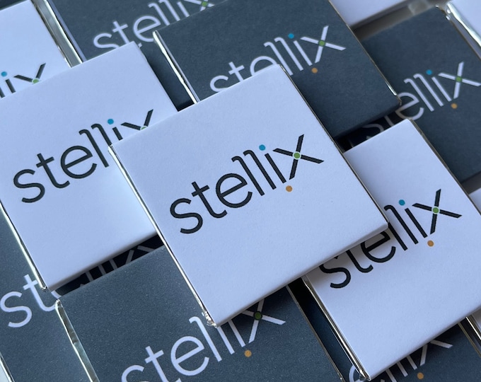 Custom Individually Wrapped Chocolates Business Logo Favors for ...