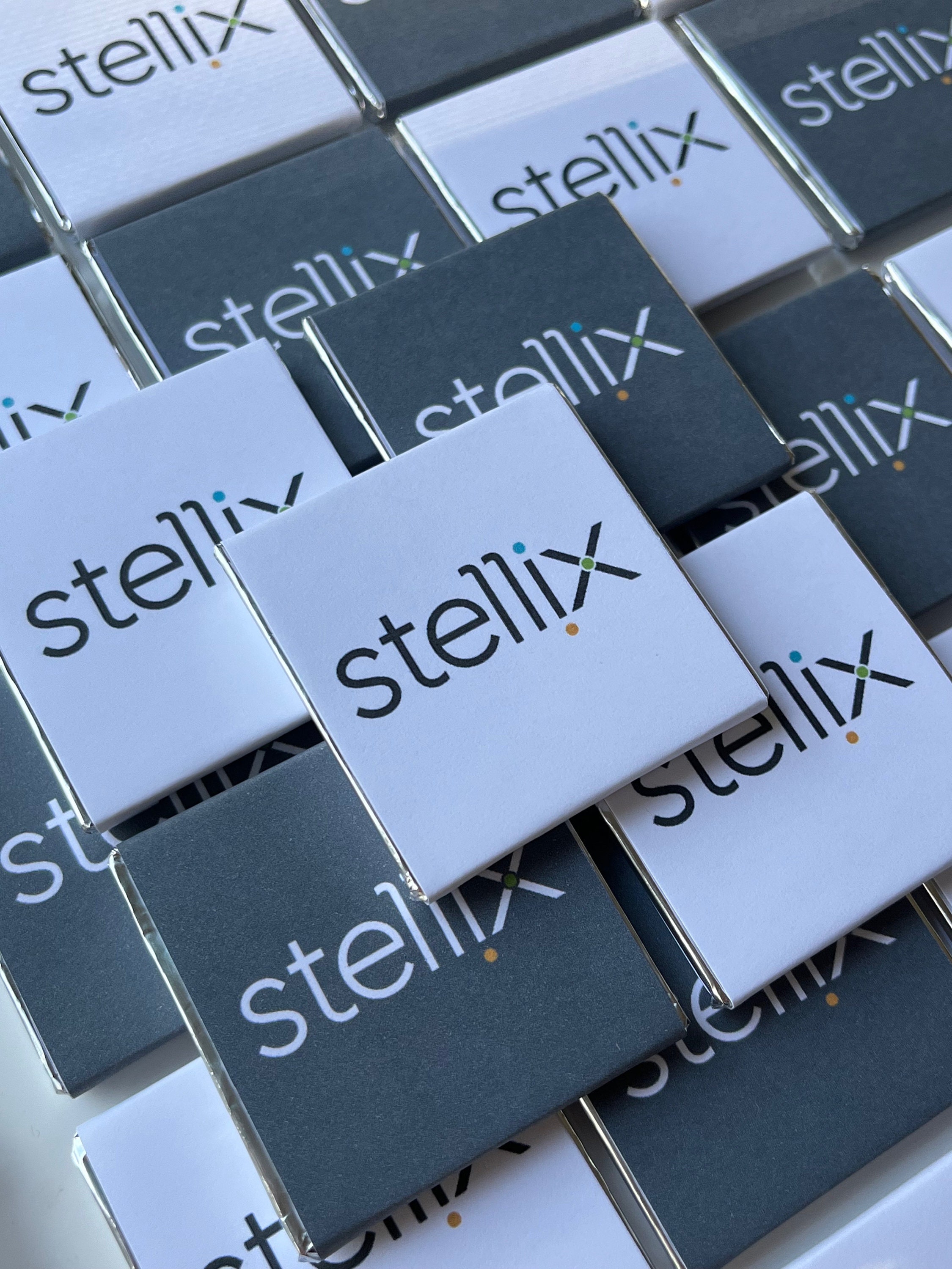 Custom Individually Wrapped Chocolates Business Logo Favors for ...