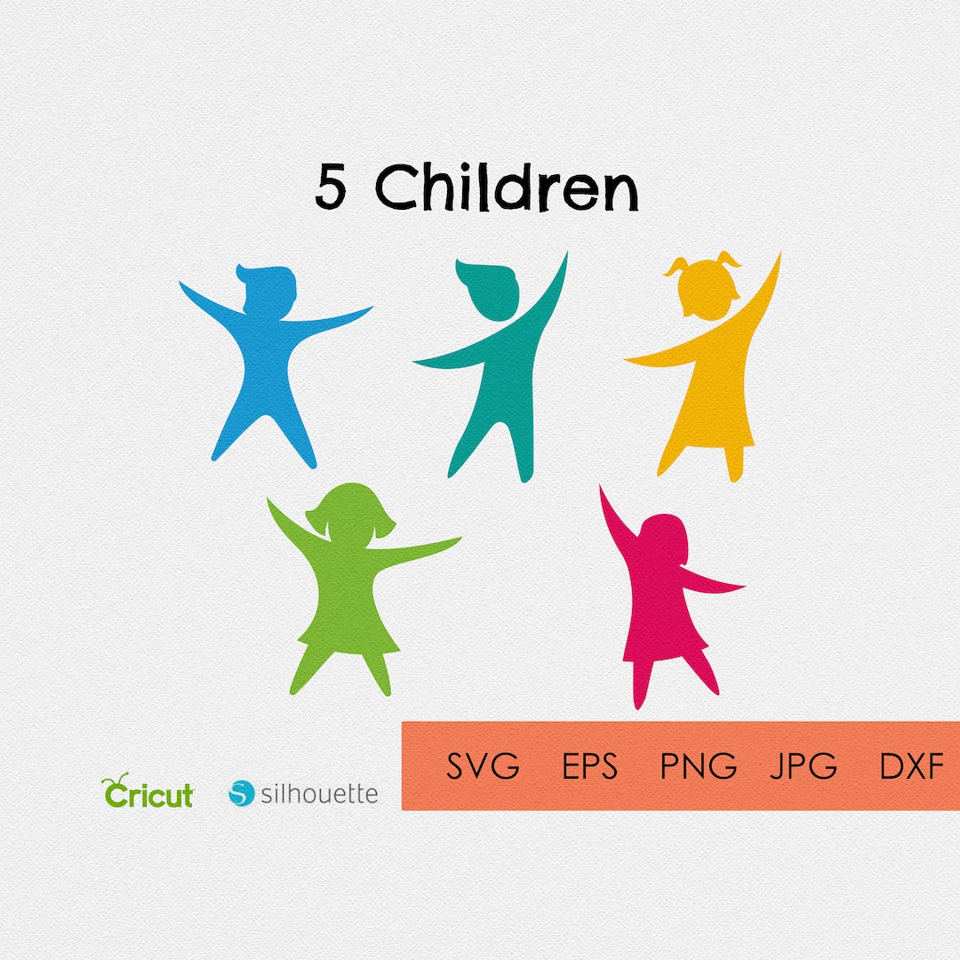 Children Svg, Kids Clipart Png, Childhood Cancer, Boy Svg, Kids Bundle ...