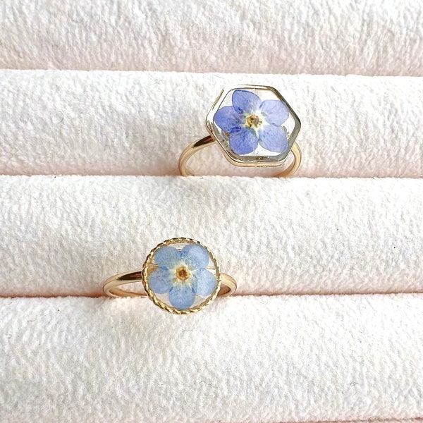 Forget Me Not Ring - Etsy