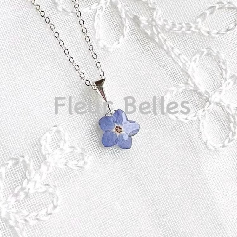 Forget Me Not Charm - Etsy