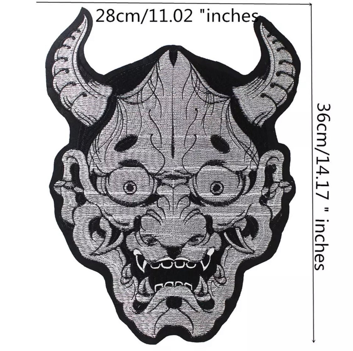 Biker Embroidery Patches Iron on / Japanese Tengu / Grim Reaper / Skull ...