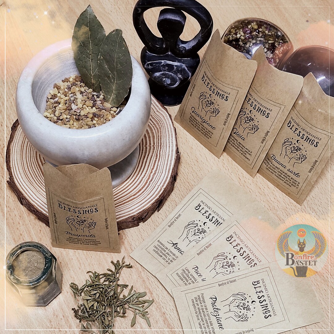 Encens artisanal BLESSINGS : prospérité, harmonie, paix, clarté, chance ...