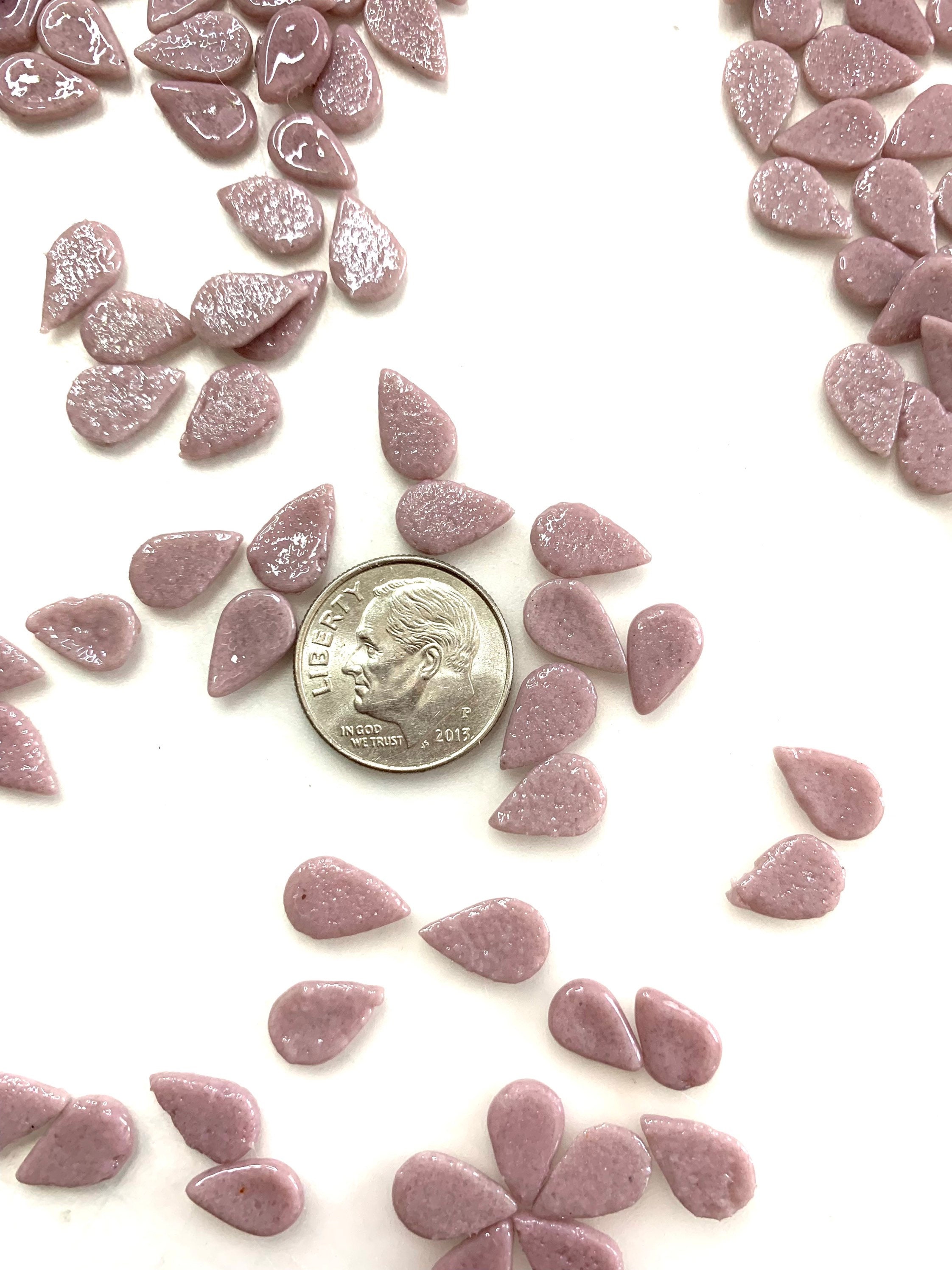 COE 96 Fused Glass Flower Petals 3/8 Inch Lavender Purple - Etsy