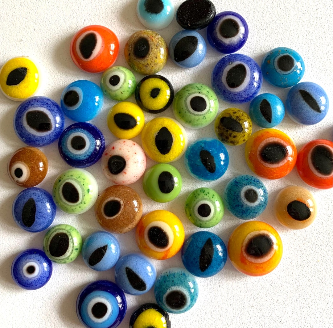 COE 96 Fused Glass Eyes Cabochons - Etsy