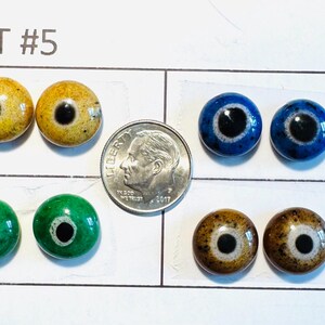 COE 96 Fused Glass Eyes Cabochons - Etsy