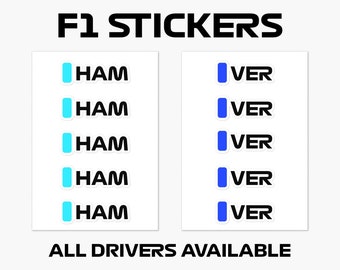 F1 Stickers Pack - Etsy