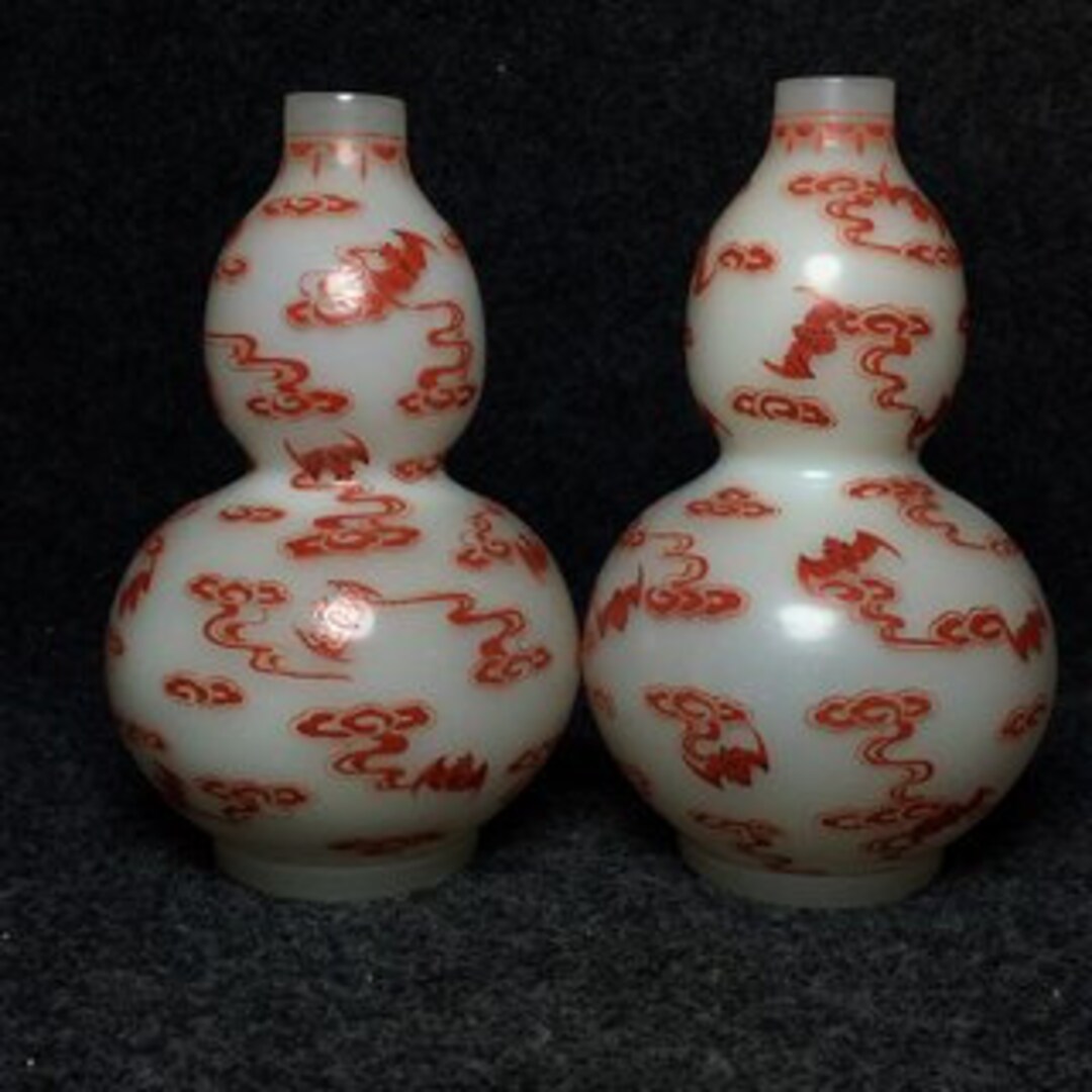 Chinese Antique Collection Hand Painted Vase With Exquisite Patterns on ...
