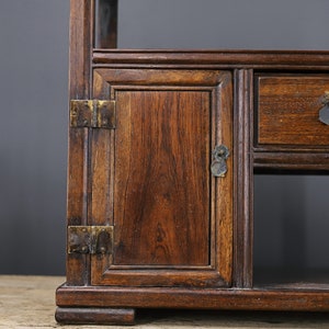 Chinese Pure Hand-carved Natural Rosewood Bogu Cabinet Bogu Shelves ...