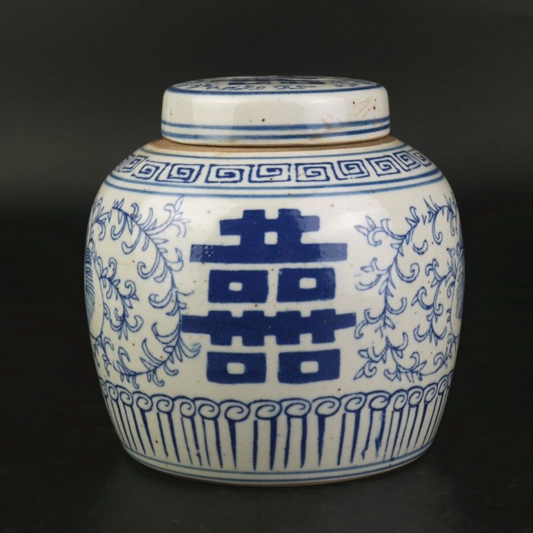 Collect Antique Blue and White Porcelain Exquisite Hand-painted Pots ...