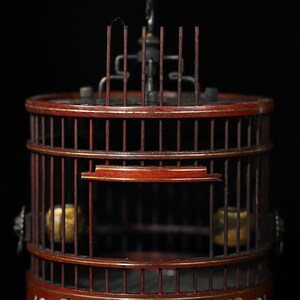 Chinese Antique Cricket Cage Rosewood Carved Pet Cage Pure Handmade ...