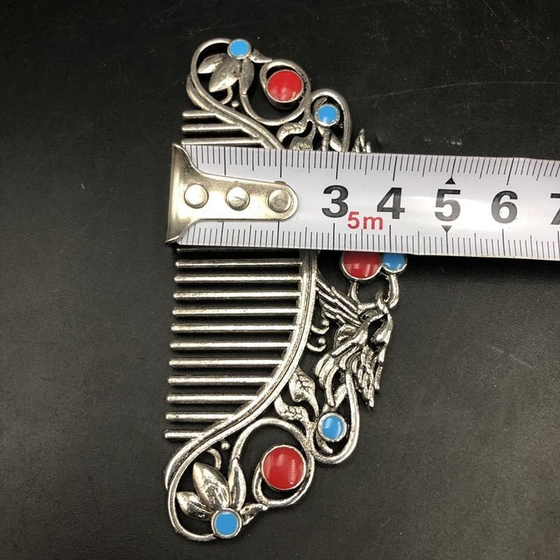 China Collects White Copper Comb Miao Silver Comb Collection - Etsy