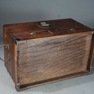 Chinese Antique Handmade Large Rosewood Drawer Treasure Chest Box ...