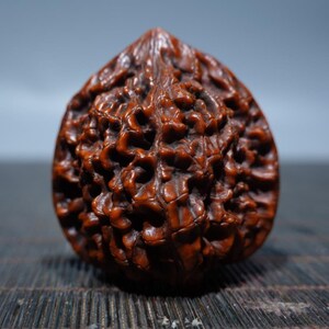 Artwork Pure Hand-carved Play Walnut a Pair - Etsy