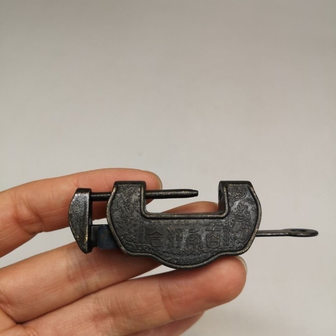 Copper Lock Carvinglock Head Lock Box Jewelry Lock Padlock Bedroom ...