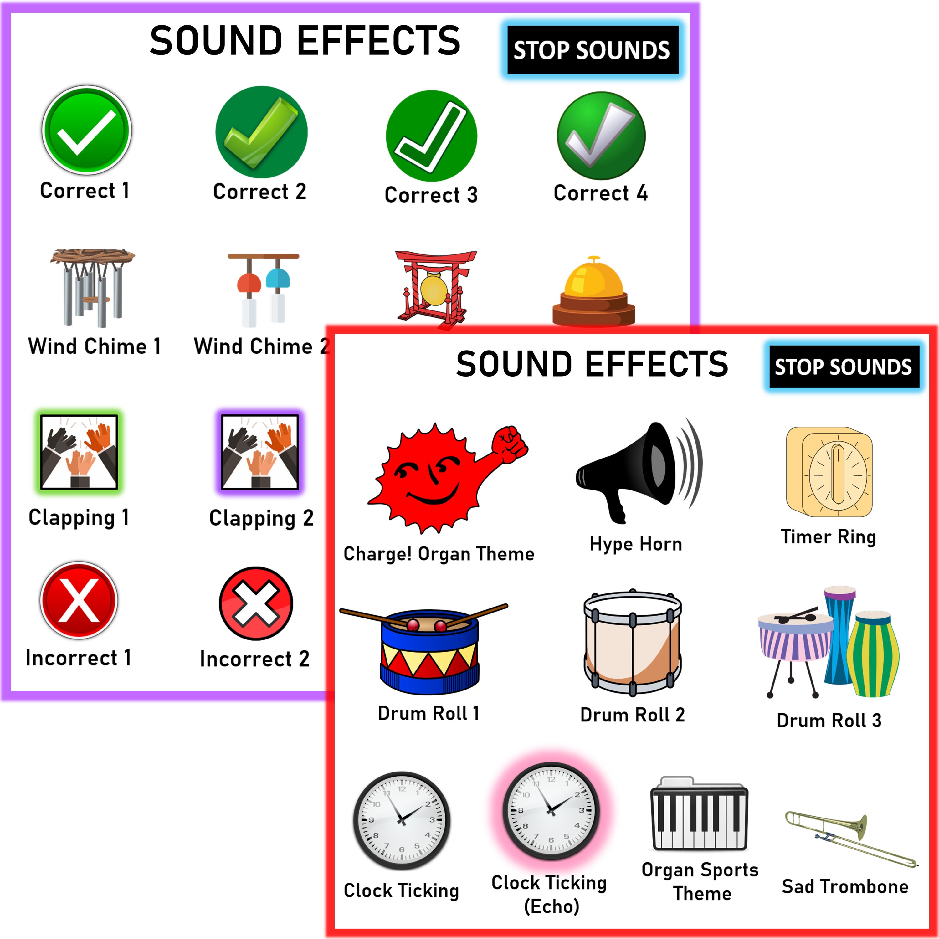 Classroom Sound Board With Timers, Sound Board for Class Management ...