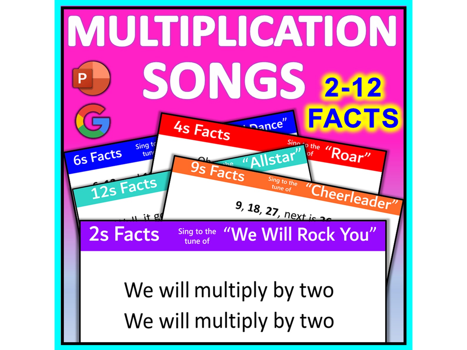 Multiplication Songs, Math Facts Videos, Learn to Multiply, Times ...