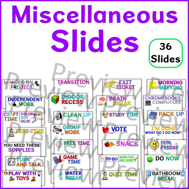 Classroom Slides With Timers, Daily Google Slides, Templates for Class ...