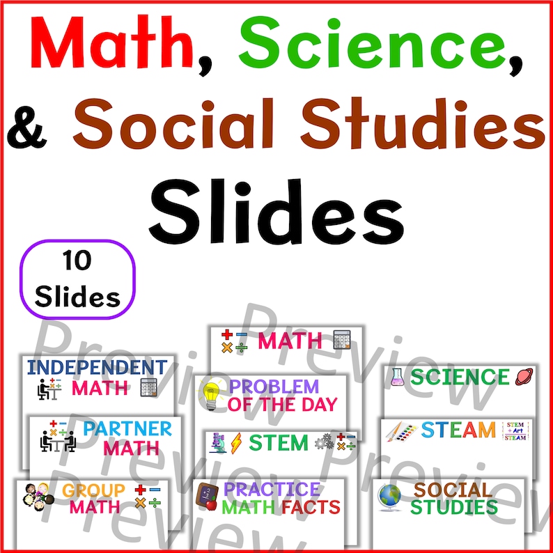 Classroom Slides With Timers, Daily Google Slides, Templates for Class ...