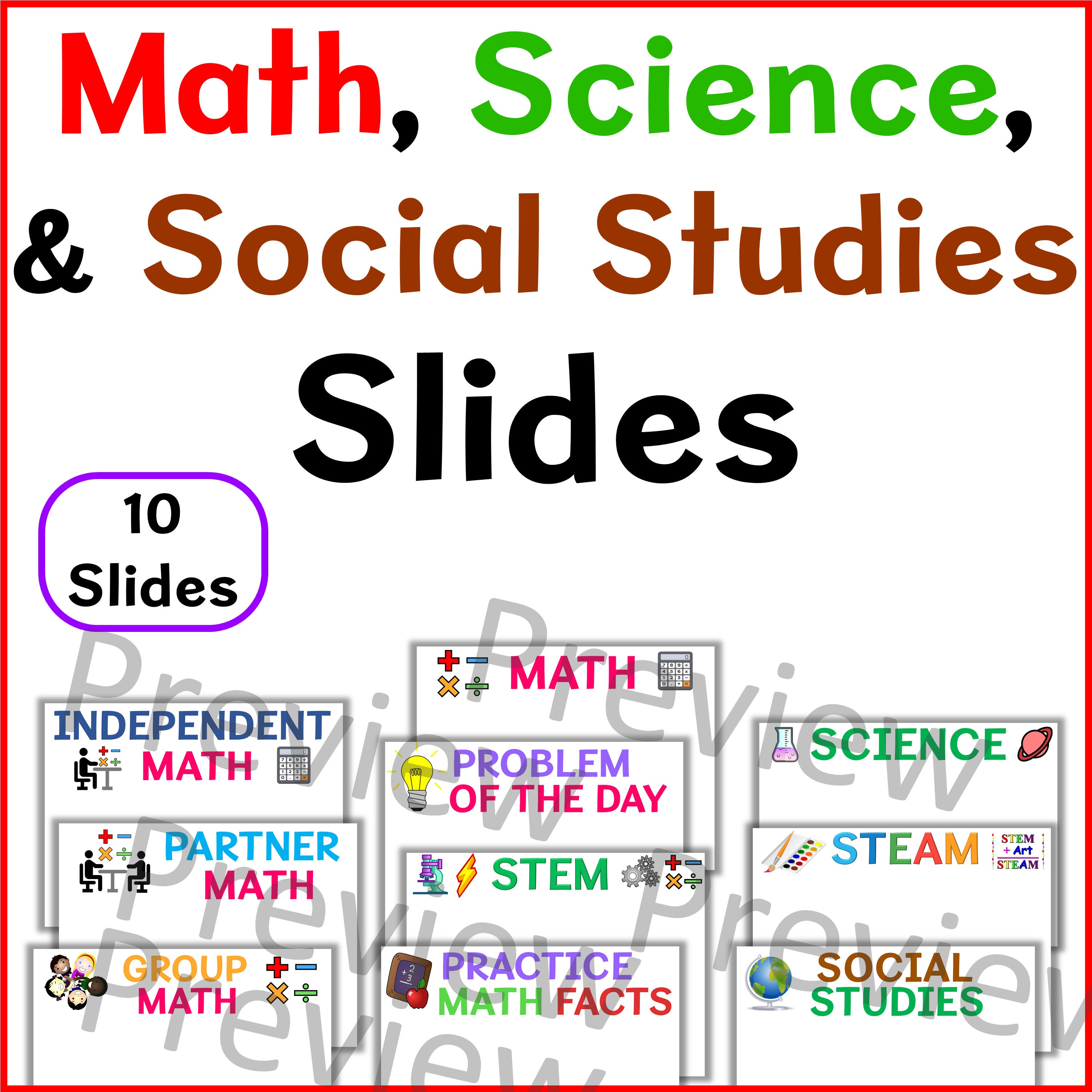 Classroom Slides With Timers, Daily Google Slides, Templates for Class ...