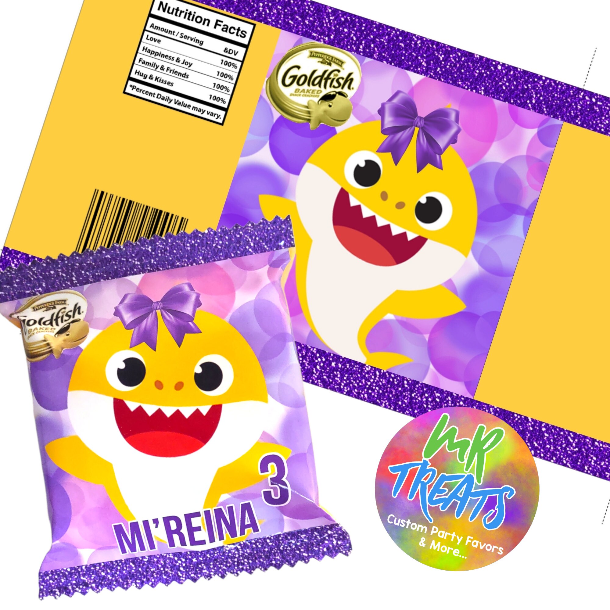 Purple Goldfish Crackers