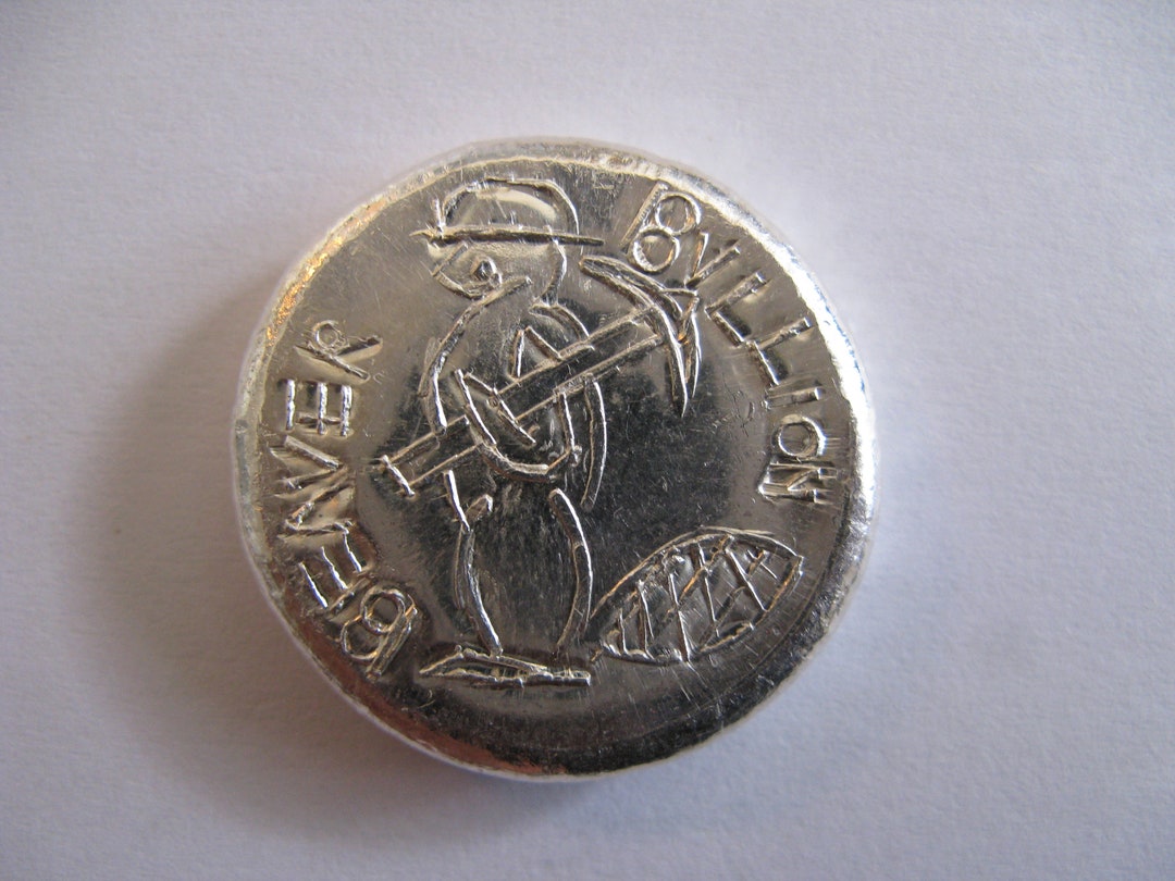 Collectible Beaver Bullion 1 Oz .999 Poured Silver Round - Etsy UK