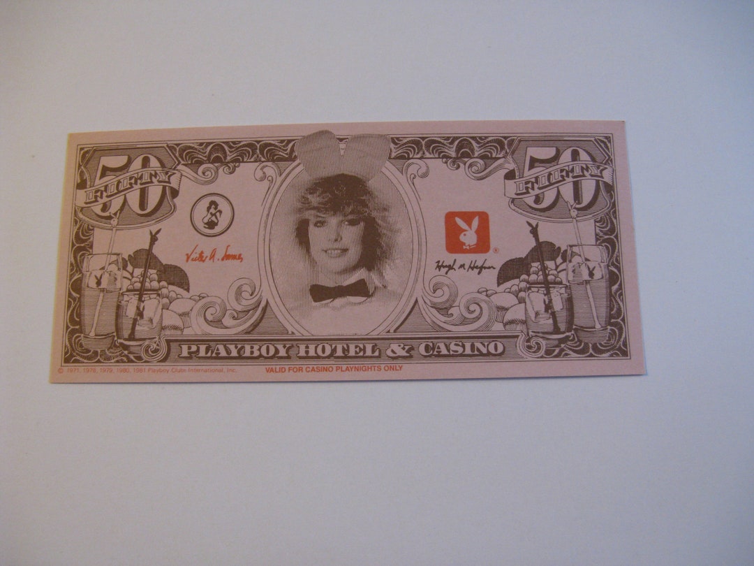 Playboy Atlantic City 1981 Fifty Dollar Bill Play Night Money Bunny - Uncirculated - Etsy