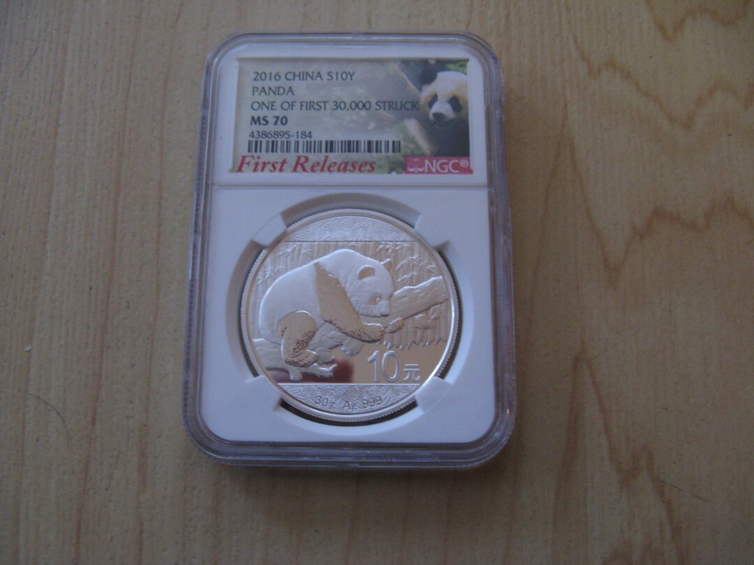 2016 999 30g Silver China S10y Panda NGC MS70 First Release - Mintage ...