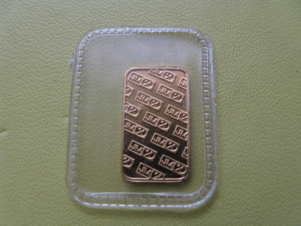 1 Gram JM Johnson Matthey 9999 Gold Bar Serial 2947 Sealed - Etsy