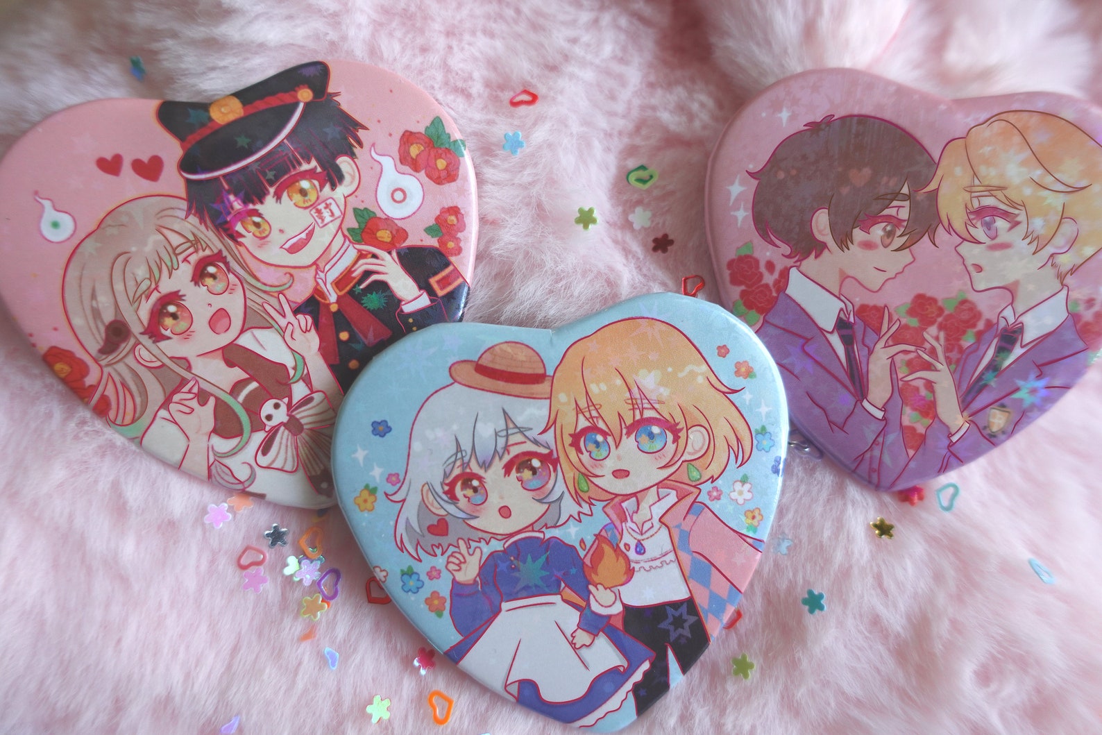 OTP Heart Pins - Etsy