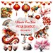 160+ Chinese New Year Mega Bundle Clip Art, Asia Clipart, Chinese Signs ...