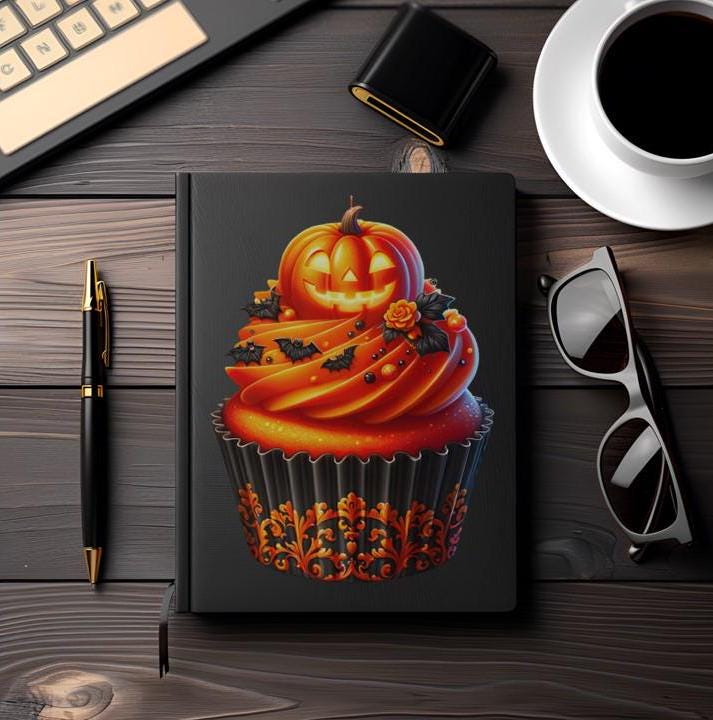 Halloween Cupcakes Clipart Set, Spooky Cupcake PNG, Transparent Files ...