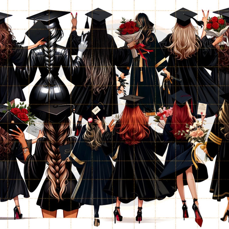 Graduation Graphics Girls - Etsy