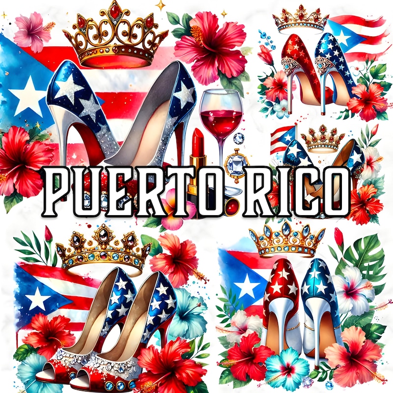 Puerto Rico Clipart - Etsy