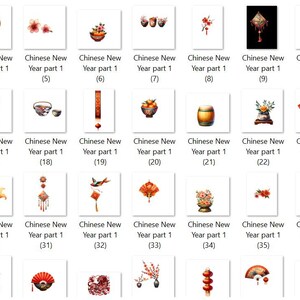 160 Chinese New Year Mega Bundle Clip Art, Asia Clipart, Chinese Signs ...