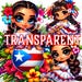 Puerto Rican Girl Clipart: Latina Princess PNG, Tropical Flowers ...