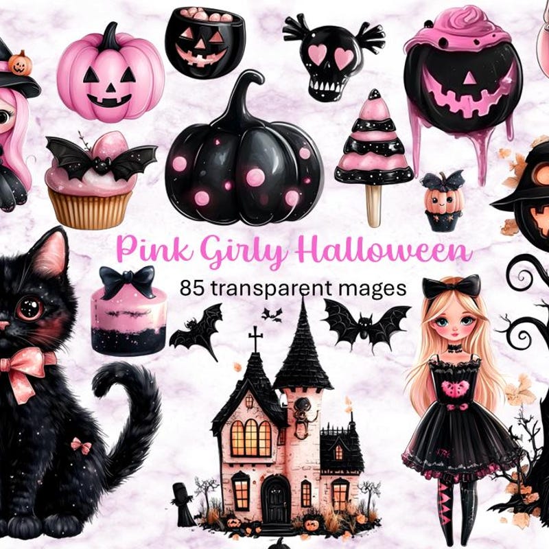 Pink Halloween - Etsy