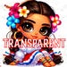 Puerto Rican Girl Clipart: Latina Princess PNG, Tropical Flowers ...