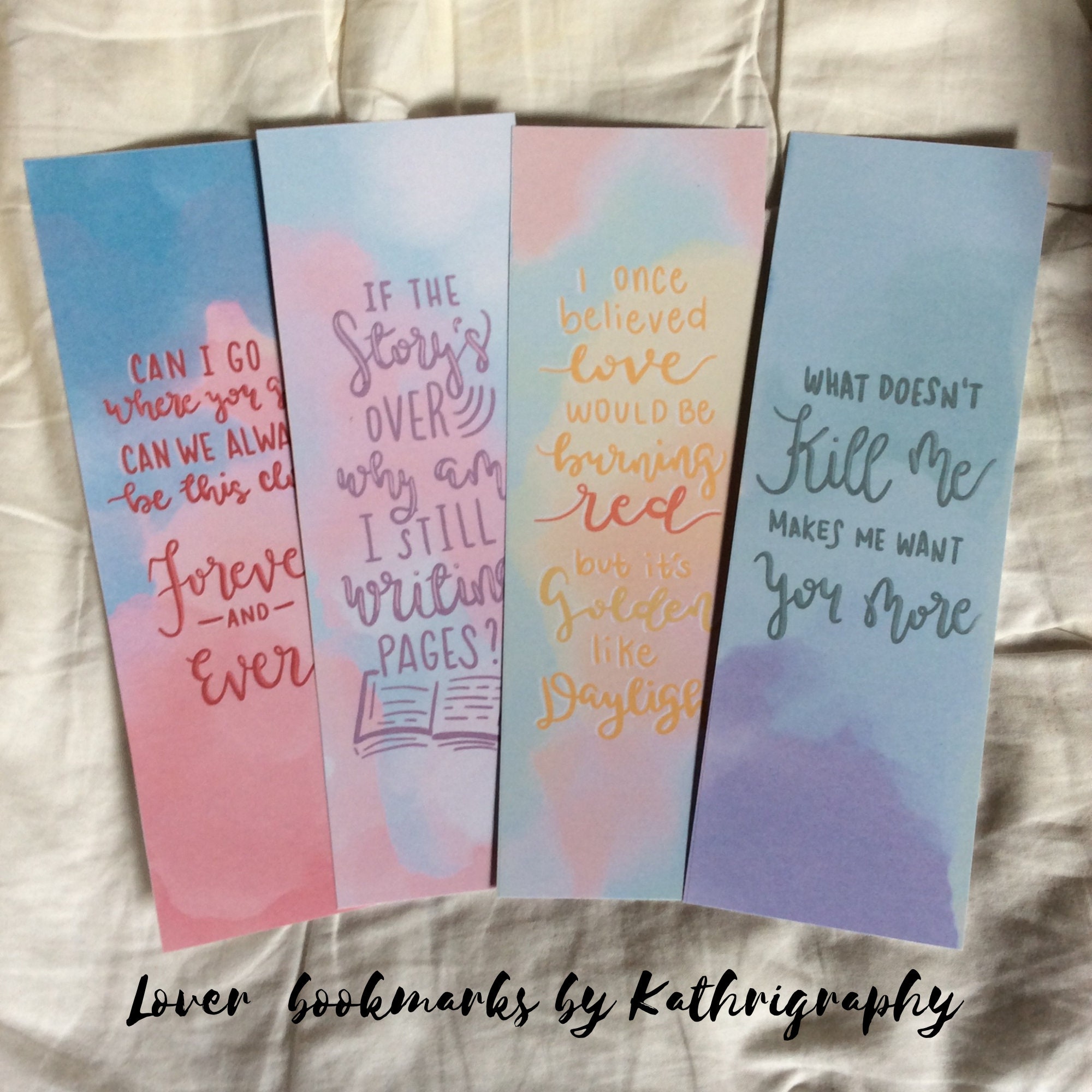 Taylor Swift Lover Bookmarks Laminated Swiftie Bookmarks | Etsy