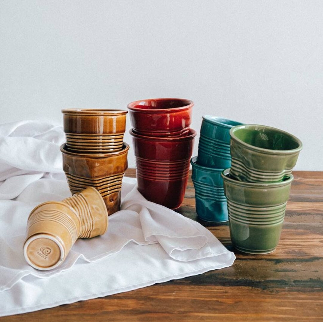 Minimalist Ceramic Coffee/tea Cups Without Handles, 5 Sizes, Espresso ...