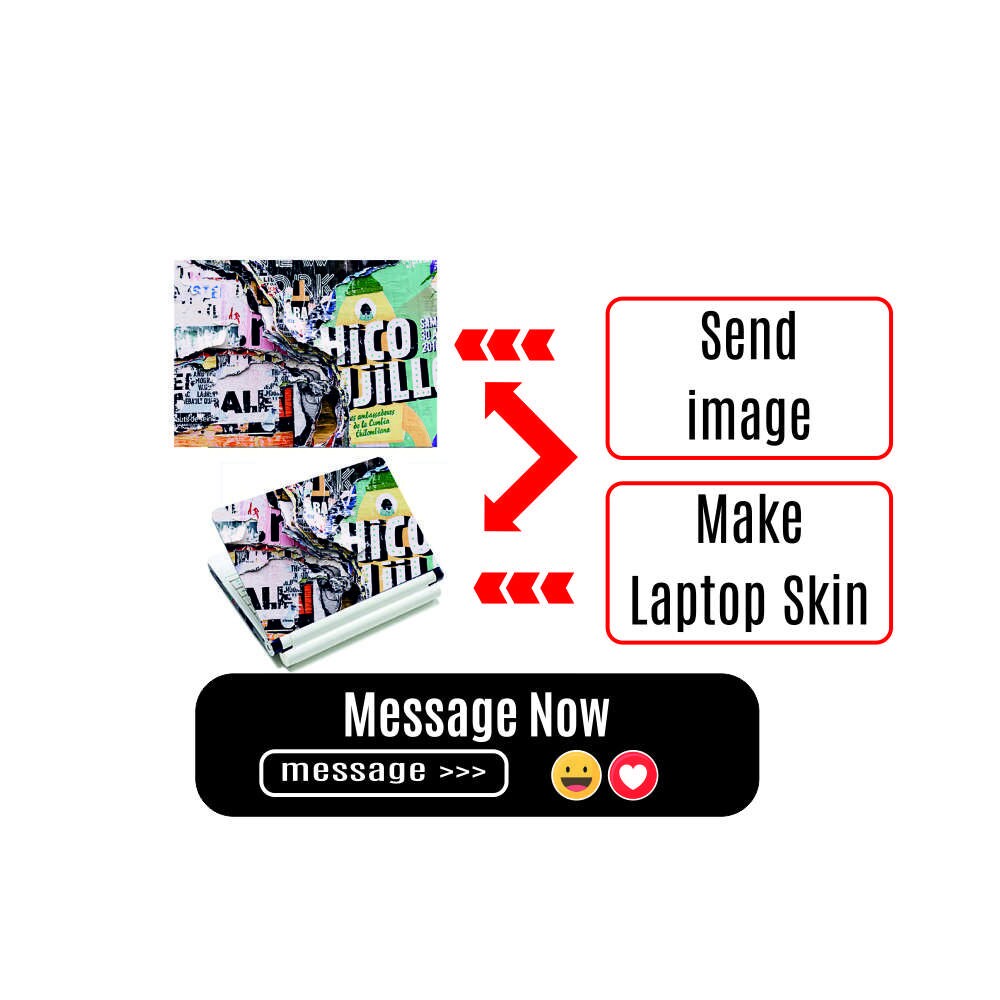 Sticker Master Black Stain Universal Sticker Laptop Vinly Sticker Full ...