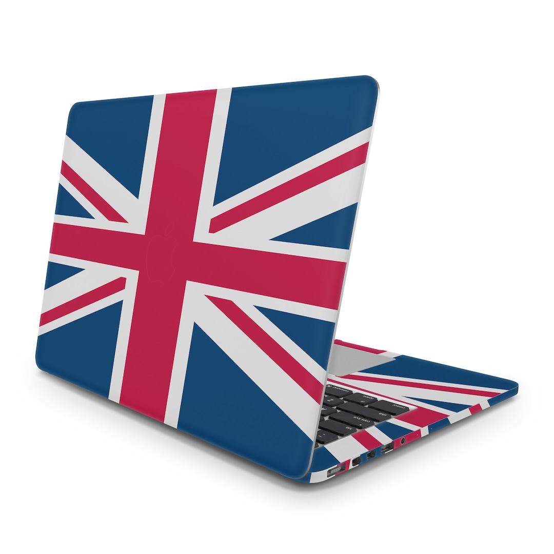 Union Jack Laptop Skin, Old England UK Flag Vinyl Decal - Etsy