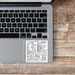 Mac OS MacBook Air Pro Decal Sticker Cheat Sheet Keyboard Shortcuts ...