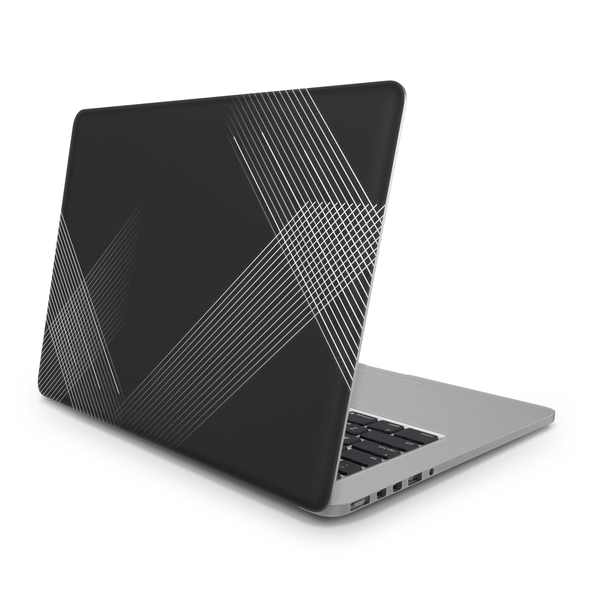 Black Shape Laptop Skins Universal Laptop Decal Full Coverage Laptop ...