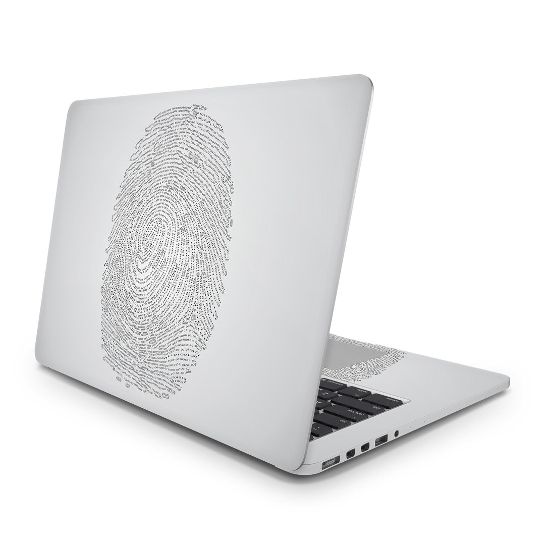 Fingerprint Laptop Sticker, Universal Vinyl Decal Skin - Etsy